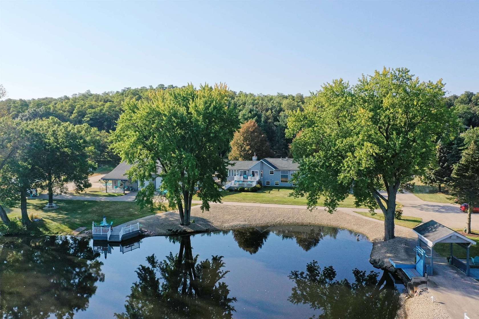 5.38 Acres of Residential Land with Home for Sale in Rio, Wisconsin ...