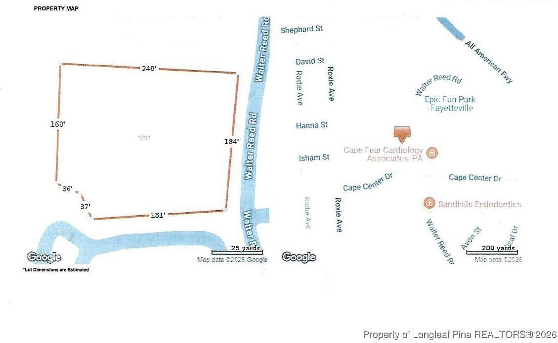 0.99 Acres of Commercial Land for Sale in Fayetteville, North Carolina ...